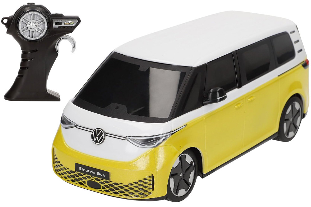 Volkswagen Electric Bus (ID. Buzz), Yellow - Maisto 82343 - 1/24 Scale ...