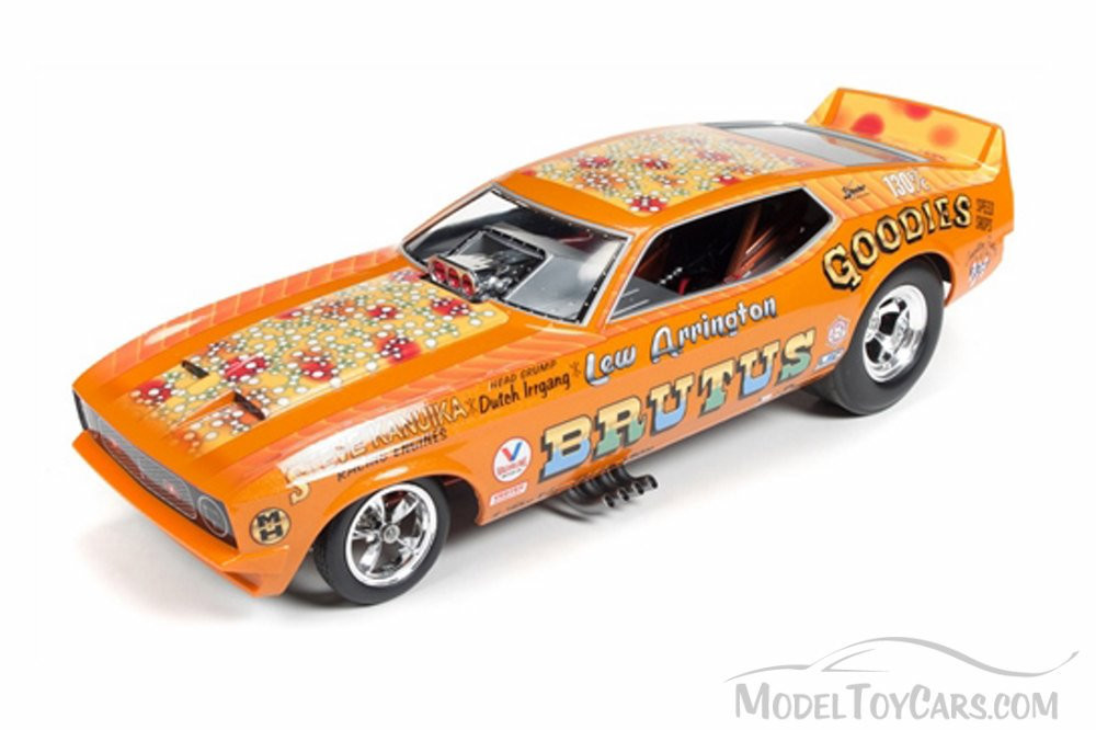 1971 Brutus Ford Mustang NHRA Funny Car, Orange - Auto World Legends ...