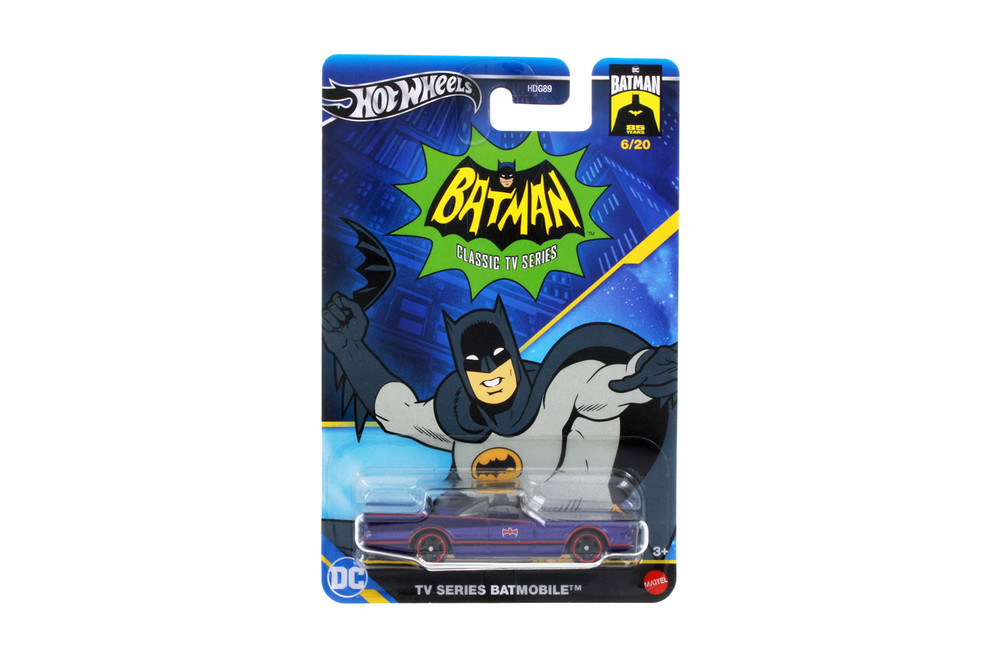 Classic TV Series Batmobile, Purple - Mattel Hot Wheels HDG89956K - 3 ...