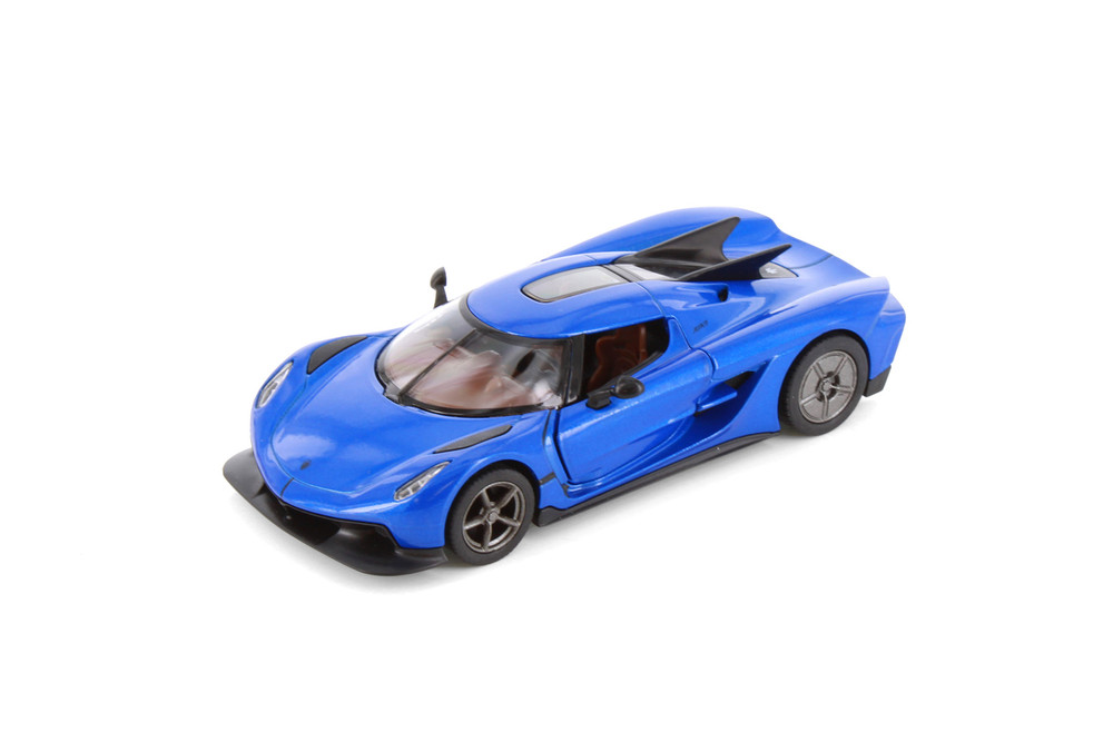 Koenigsegg Jesko Absolut, Blue - Kinsmart 5473D - 1/36 Scale Diecast ...