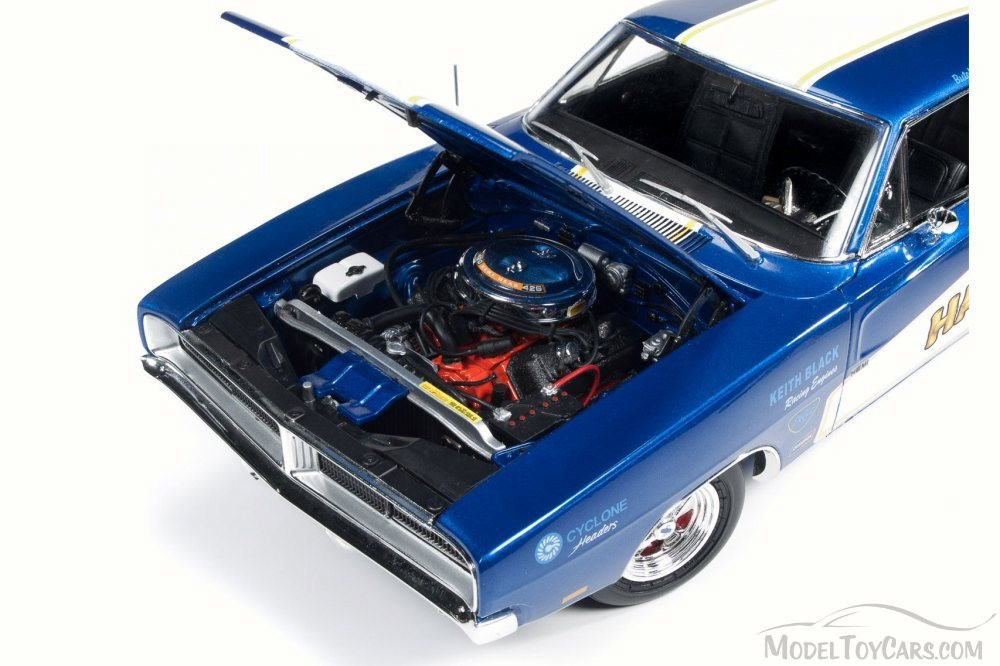 1969 Dodge Charger Hawaiian NHRA Funny Car, Blue - Auto World AW231 - 1 ...