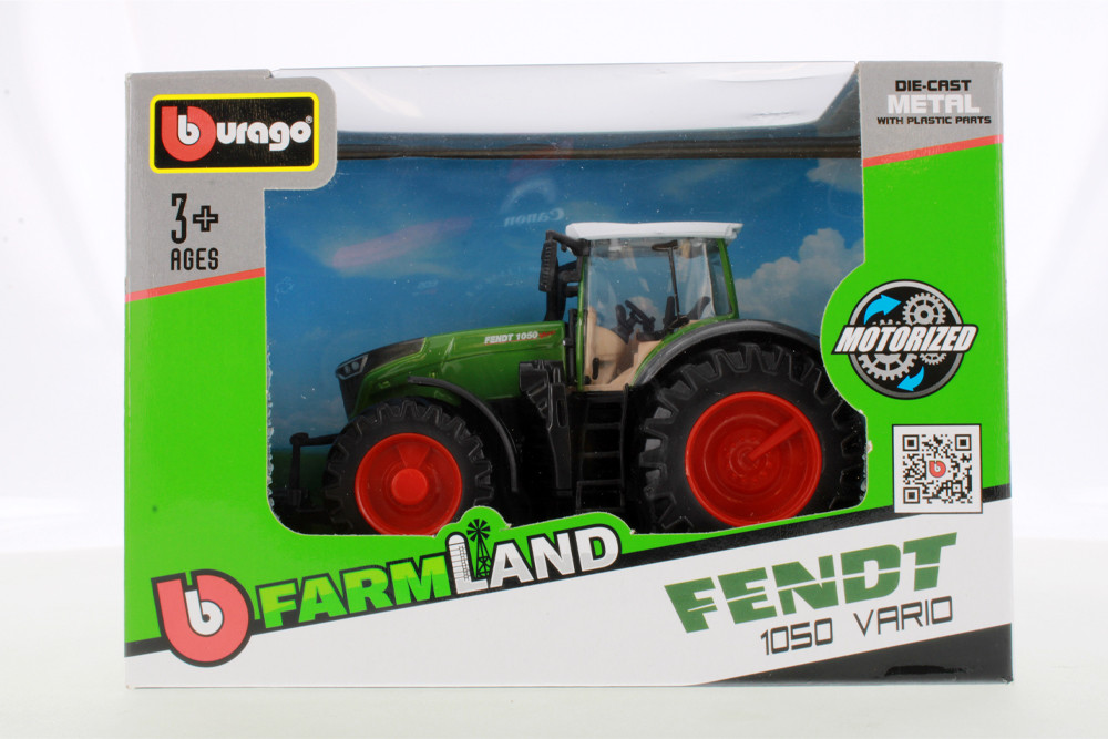 Fendt 1050 Vario Farm Tractor, Green - Bburago 18-31610 - 5" Scale ...