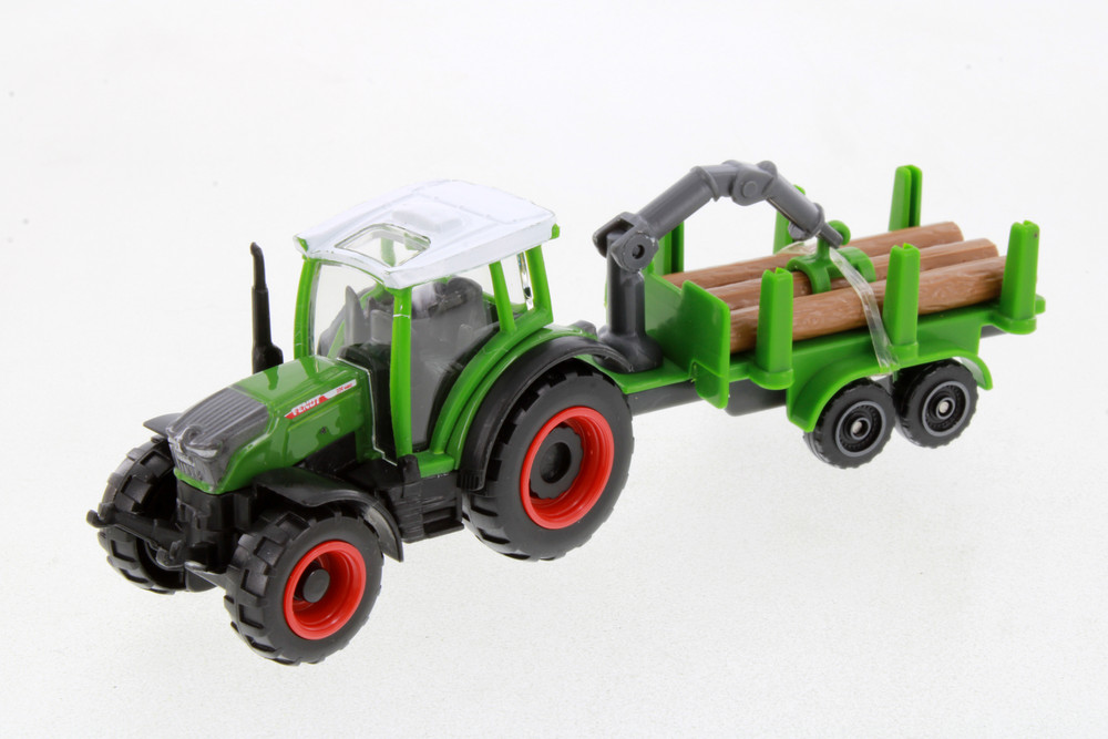 Fendt 209 Vario Farm Tractor w/Cargo Truck & 2 Trailers, Green - Maisto ...