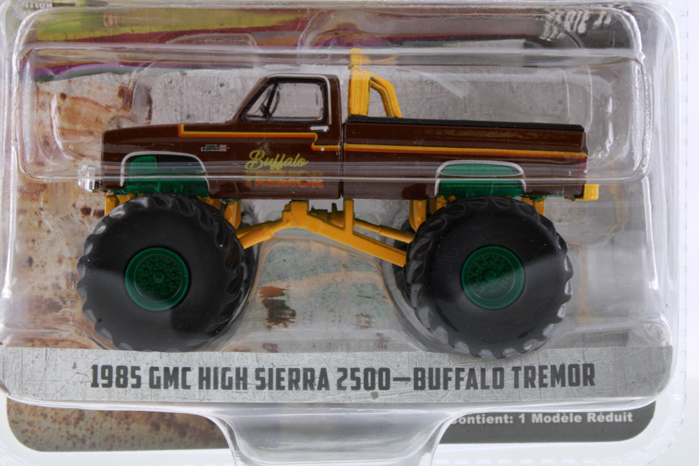 GREEN MACHINE 1985 GMC High Sierra 2500 Monster Truck, Buffalo Tremor ...