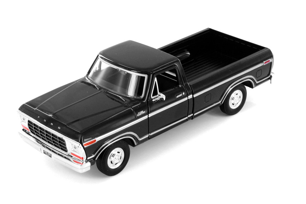 1979 Ford F-150 Custom Pickup Truck, Black - Showcasts 71346BK - 1/24 ...