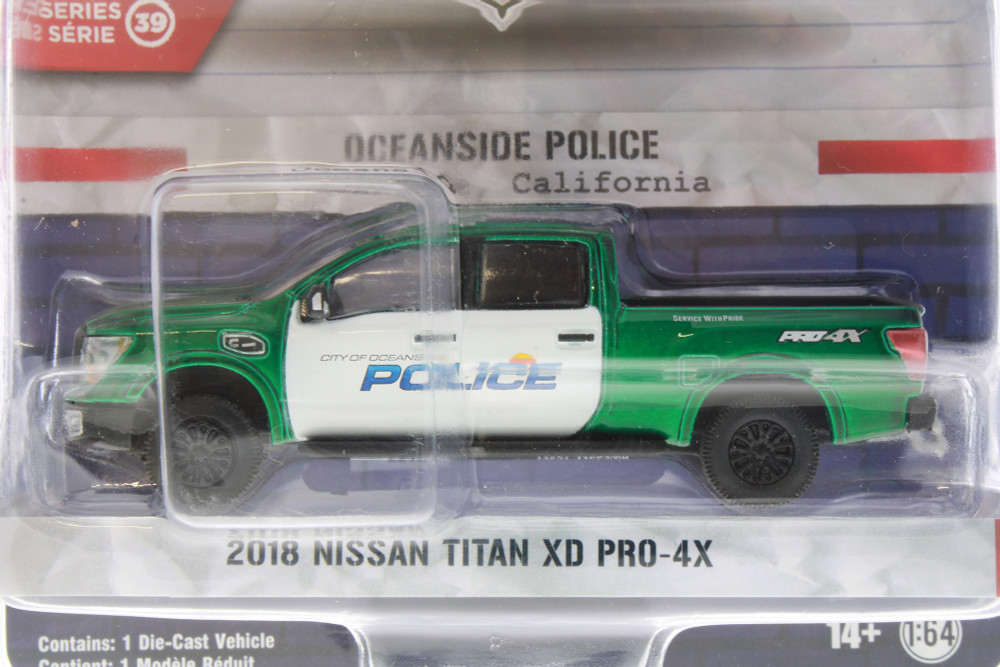 GREEN MACHINE 2018 Nissan Titan XD Pro-4X Pickup"Oceanside Police ...
