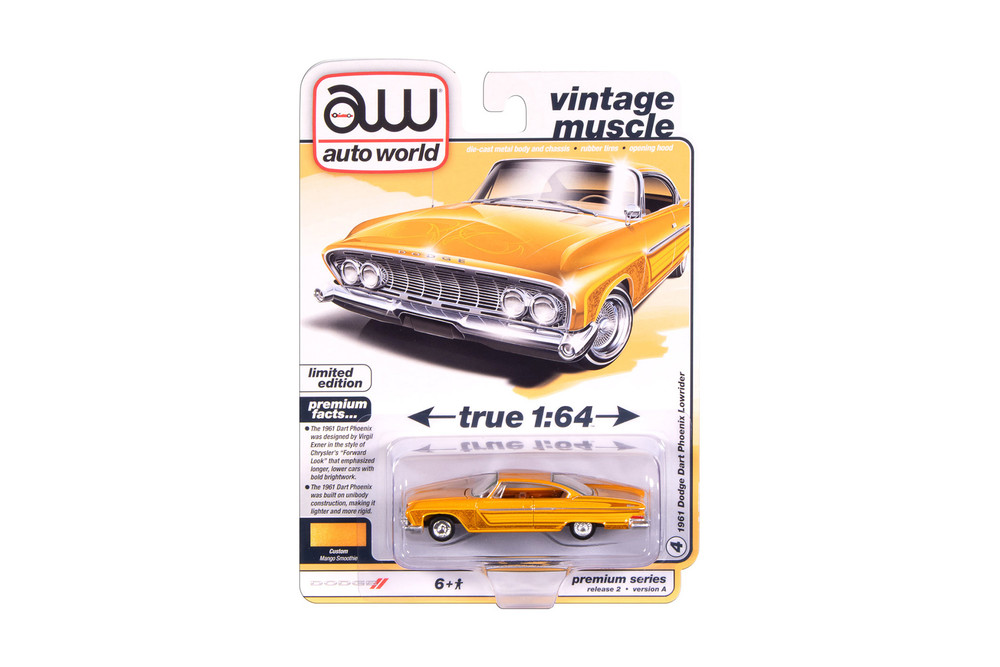 1961 Dodge Dart Phoenix Lowrider, Mango Smoothie Metallic Yellow - Auto ...