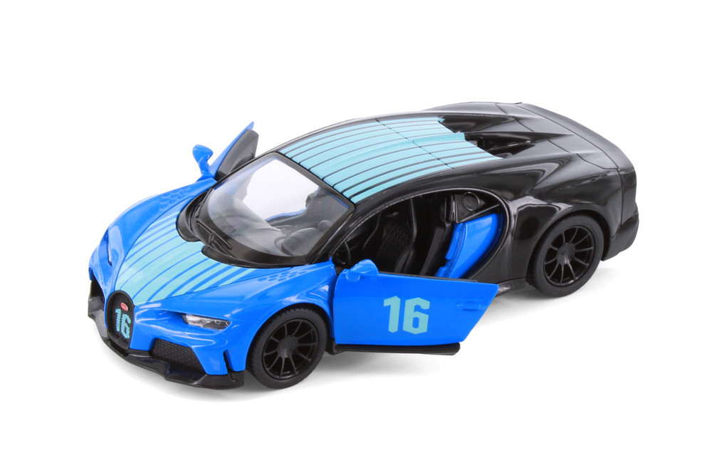 Bugatti Chiron Supersport Livery Edition, Blue - Kinsmart 5423DF - 1/38 ...