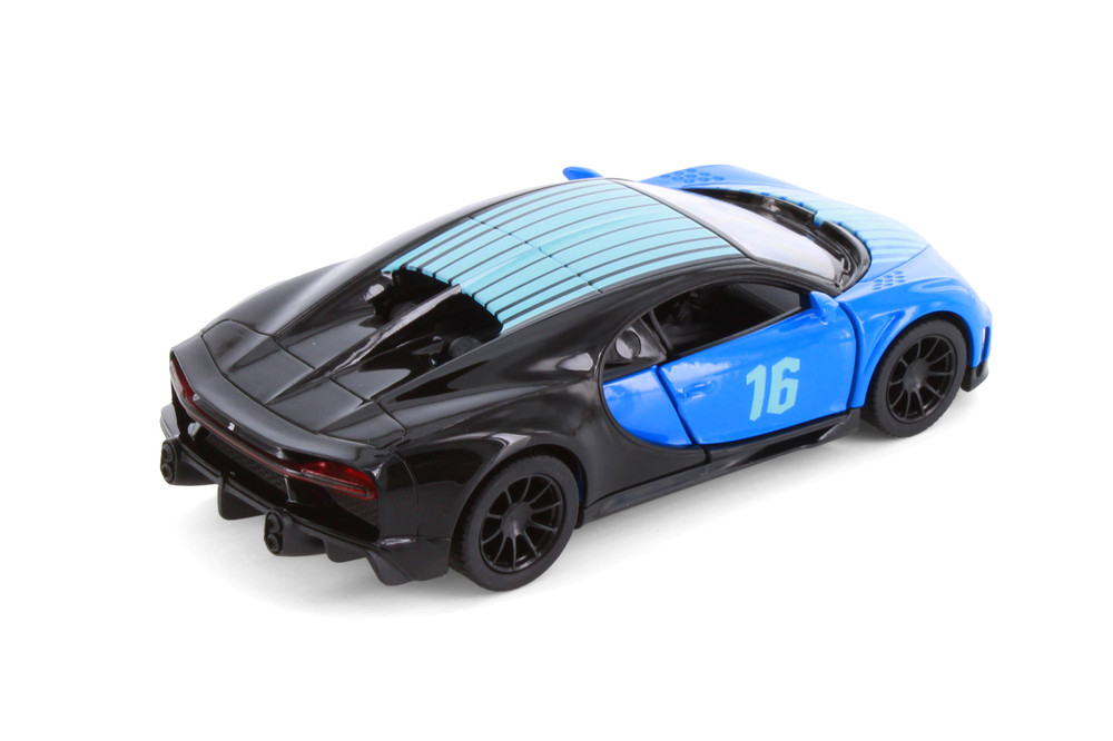 Bugatti Chiron Supersport Livery Edition, Blue - Kinsmart 5423DF - 1/38 ...