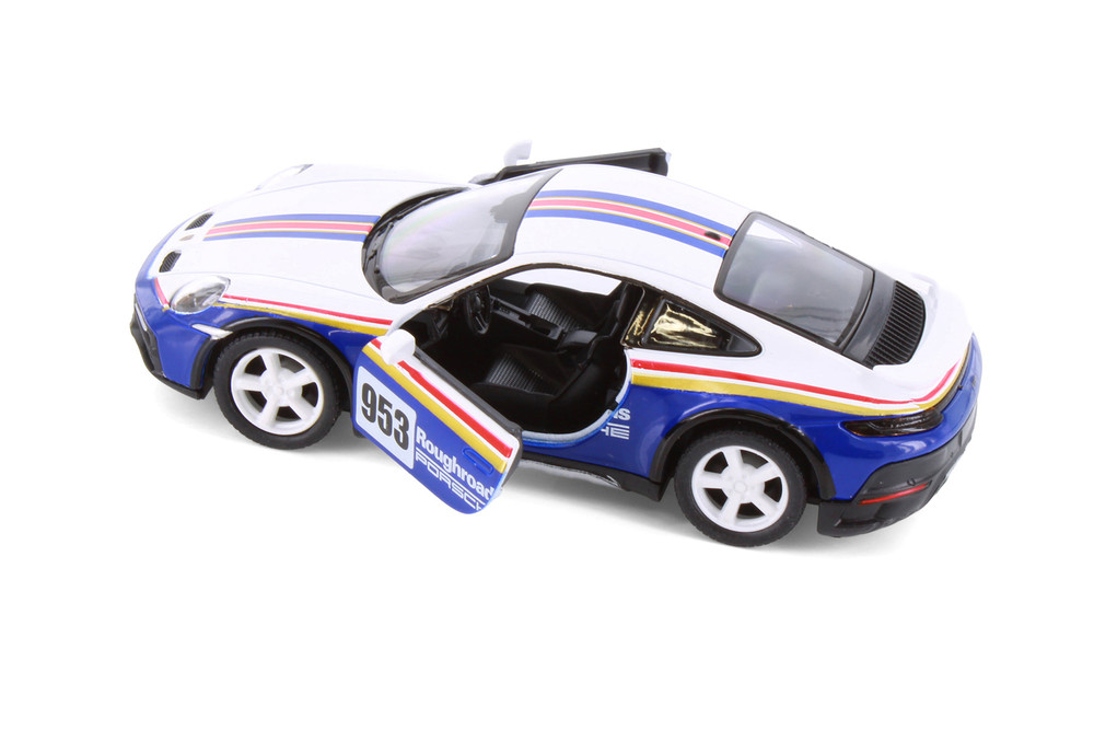 Porsche 911 Rallye Livery Edition, White - Kinsmart 5467DF/AB - 1/38 ...