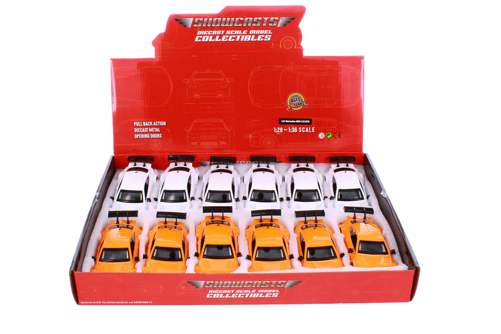 Box of 12 Mercedes-Benz AMG C 63 DTM, ASSTD - Showcasts 32447D - 1/34 ...