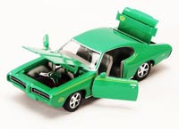 1969 Pontiac GTO Judge, Green - Showcasts 73242 - 1/24 scale Diecast ...
