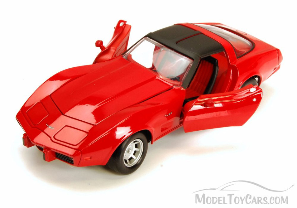 1979 Chevy Corvette, Red - Motormax Premium American 73244 - 1/24 Scale ...