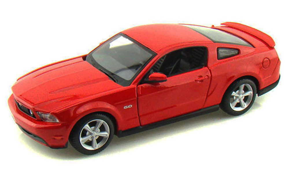 Ford Mustang GT, Red - Maisto 31209 - 1/24 Scale Diecast Model Toy Car ...