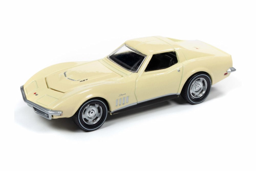 1969 Chevy Corvette, Butternut Yellow - Round 2 RC010/48B - 1/64 scale ...