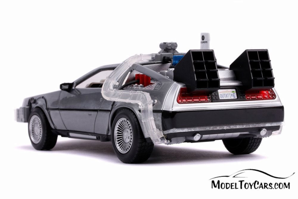 Delorean Time Machine Flying