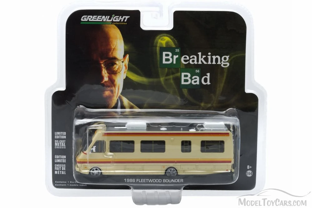 Breaking Bad 1986 Fleetwood Bounder RV, Tan with Stripes - Greenlight ...