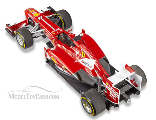 2013 - Ferrari F138 - F. Alonso, Red - Mattel Hot Wheels BCT82 - 1/18 ...