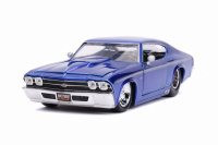 1969 Chevy Chevelle SS Hardtop, Candy Blue - Jada 31455 - 1/24 scale ...