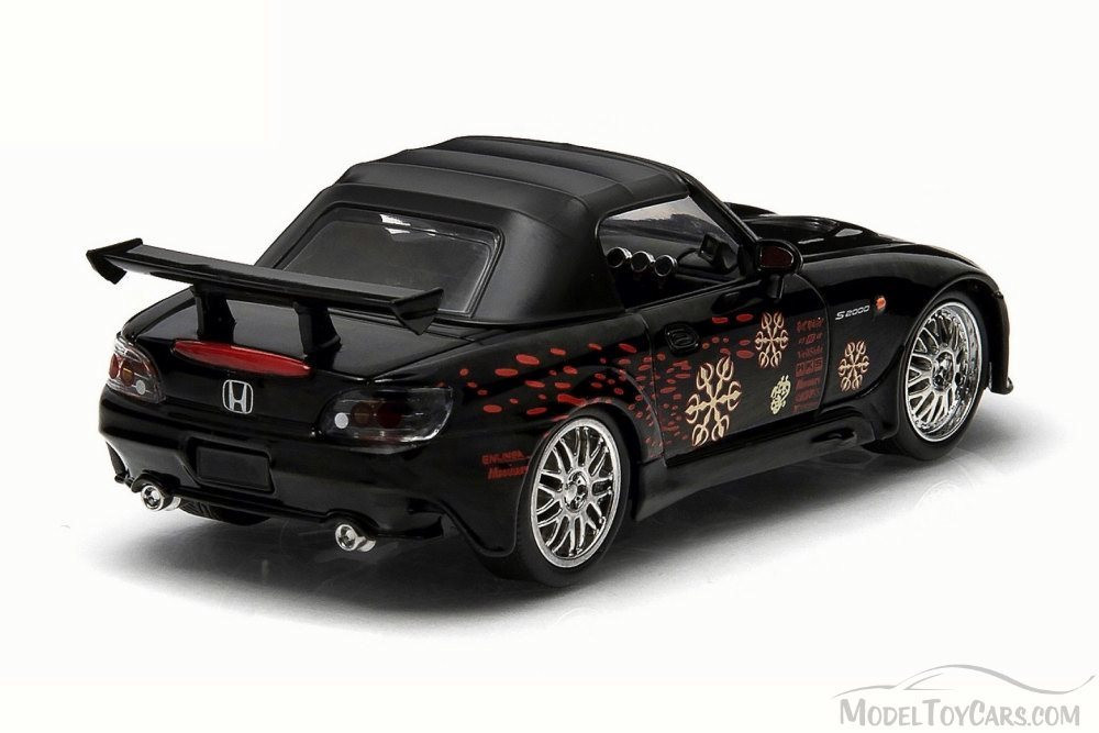 Johnny's 2000 Honda S2000 Convertible, Black - Greenlight 86205 - 1/43 ...