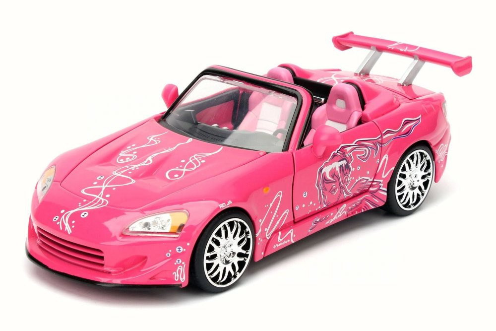 2001 Suki's Honda S2000 Convertible, Pink - Jada 97604 - 1/24 Scale ...