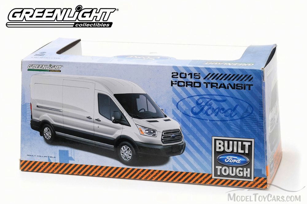2015 Ford Transit (V363) Cargo Van, White - Greenlight 86039 - 1/43 ...
