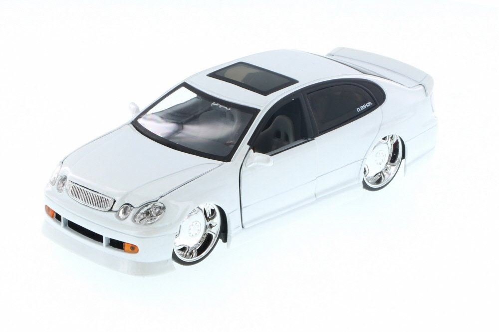 Lexus GS430, White - Jada 50759FF - 1/24 Scale Diecast Model Toy Car ...