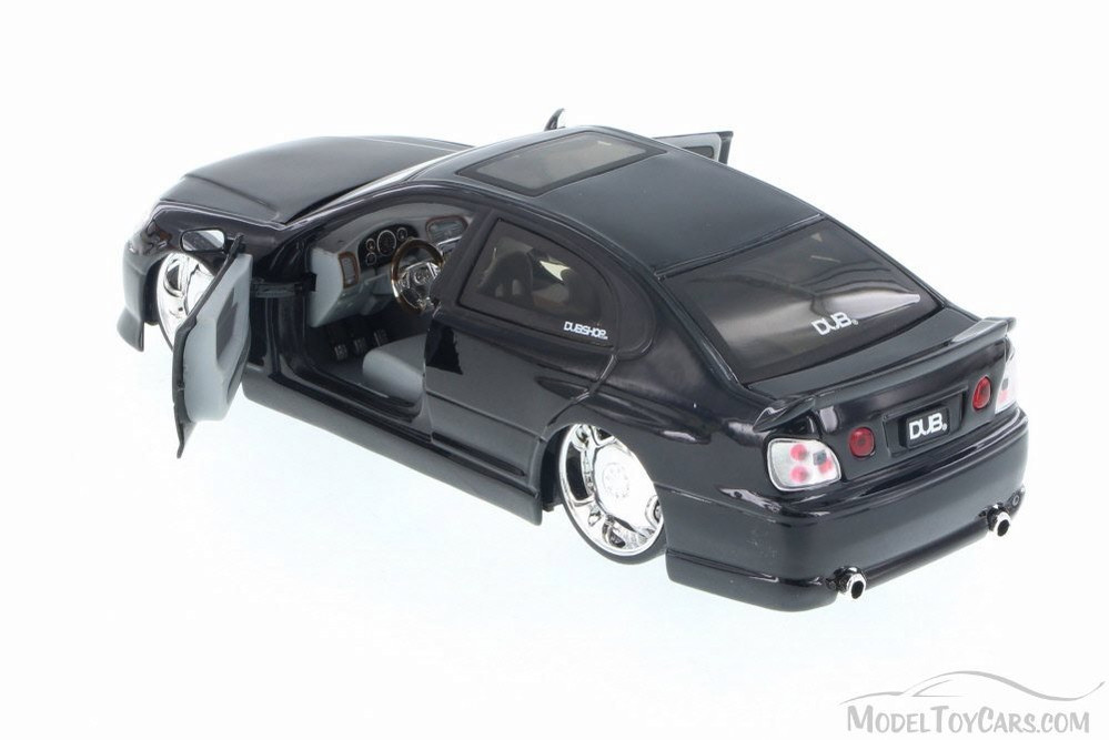 Lexus GS430, Black - Jada 50759FF - 1/24 Scale Diecast Model Toy Car ...