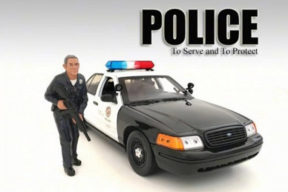 Police Officer II Figurine, American Diorama 24032 - 1/24 Scale Hobby ...