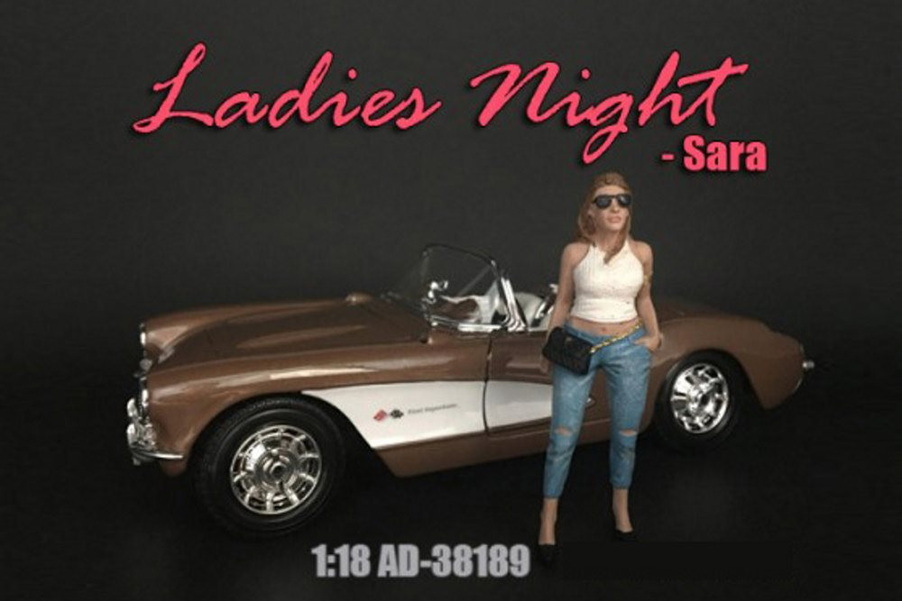 Ladies Night Sara Figure - American Diorama 38189 - 1/18 Figurine ...