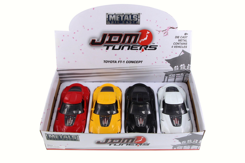 Toyota FT-1 Concept Diecast Car Package - Box of 4 1/24 Scale Diecast ...