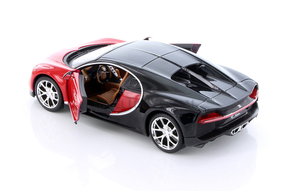 Bugatti Chiron, Red - Showcasts 34514 - 1/24 scale Diecast Model Toy ...
