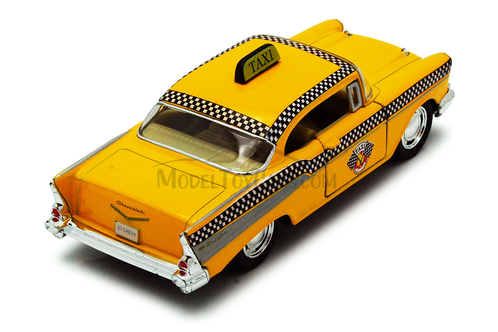 Chevrolet Bel Air Taxi Cab Diecast Car Set - Box of 12 assorted 1/40 ...