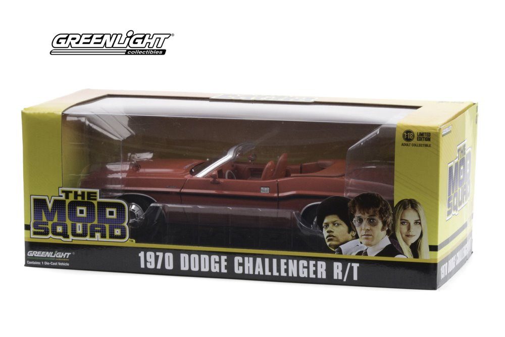 1970 Dodge Challenger R/T Convertible, The Mod Squad - Greenlight 13565 ...