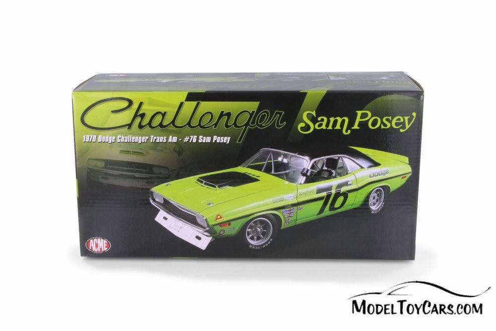 1970 Dodge Challenger Trans Am, Sam Posey #76 - Acme 1806009 - 1/18 ...