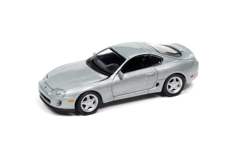 1993 Toyota Supra, Alpine Silver - Auto World AWSP064/24A - 1/64 scale ...