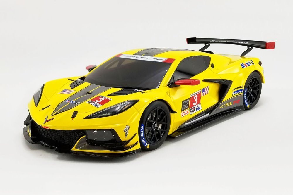 2020 Chevy Corvette C8-R, Yellow - GT Spirit US032 - 1/18 scale Resin ...