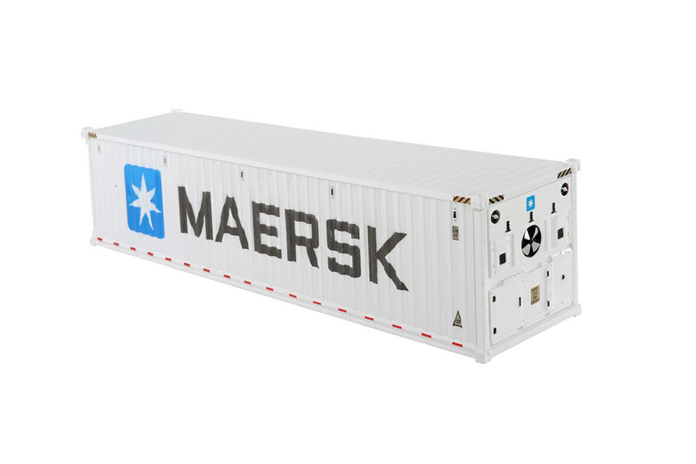 40' Refrigerated Sea Shipping Container "MAERSK", White - Diecast ...