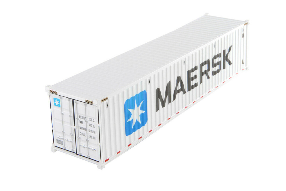 40' Refrigerated Sea Shipping Container "MAERSK", White - Diecast ...