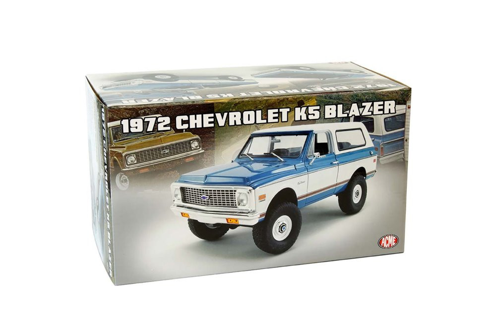 1972 Chevy K5 Blazer - Lifted Version, Blue and White - Acme A1807702 ...