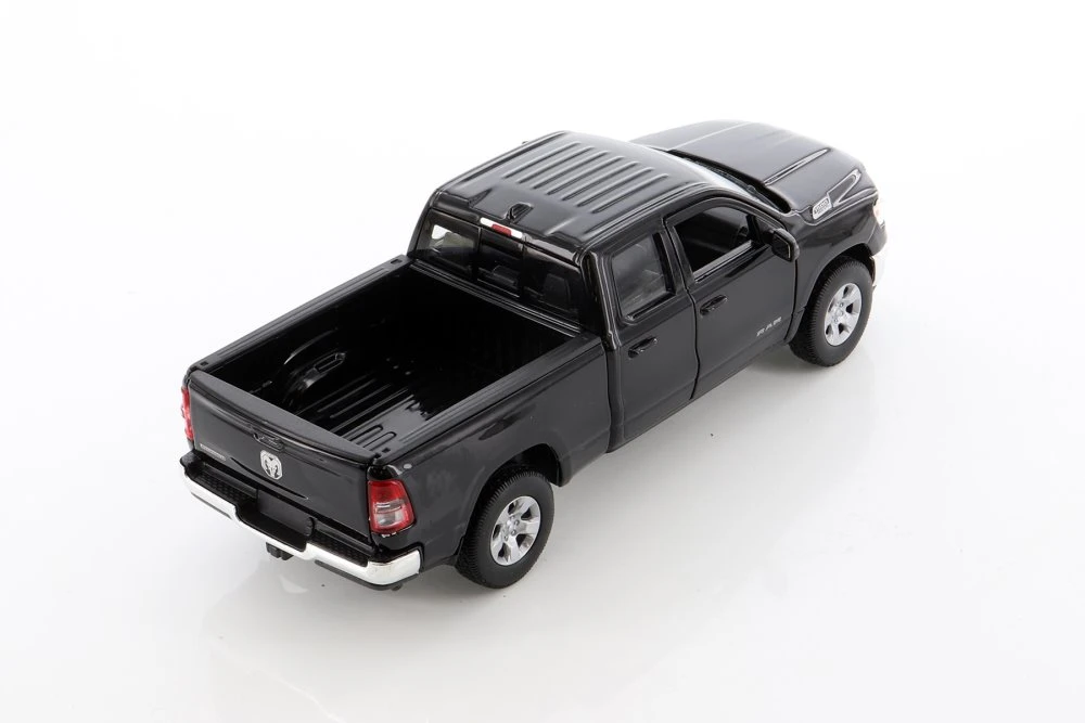 2019 Dodge Ram 1500 Pickup, Black - Welly 24104WBK - 1/27 scale Diecast ...