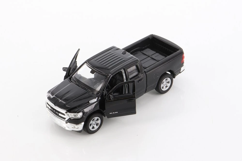 2019 Dodge Ram 1500 Pickup, Black - Welly 43789D - 1/34 scale Diecast ...