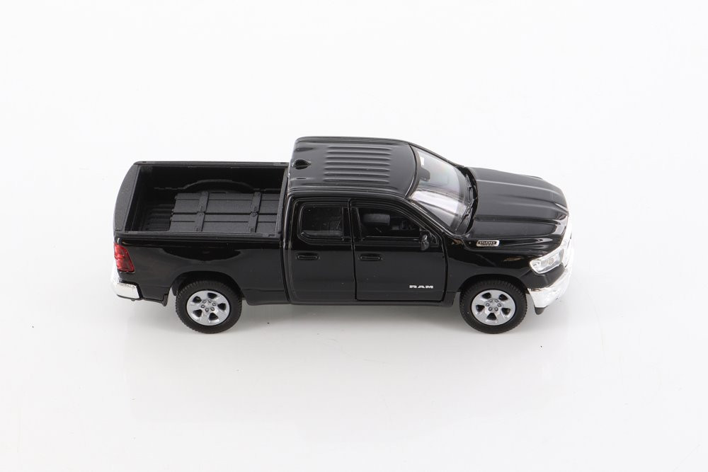 2019 Dodge Ram 1500 Pickup, Black - Welly 43789D - 1/34 scale Diecast ...