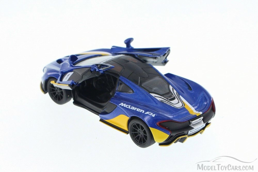 McLaren P1 with Prints, Blue - Kinsmart 5393DF - 1/36 Scale Diecast ...