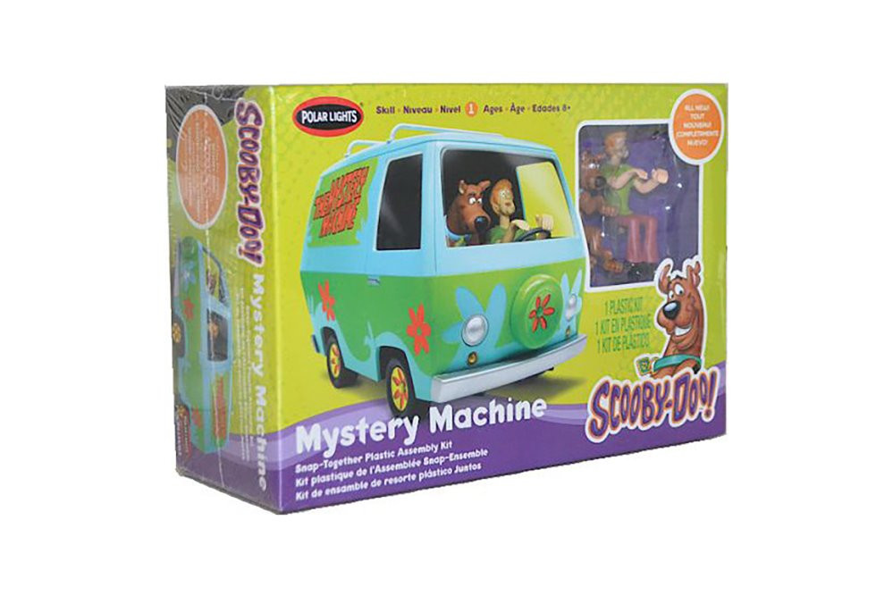 Scooby Doo Mystery Machine with Scooby Doo and Shaggy Figurines, Blue ...