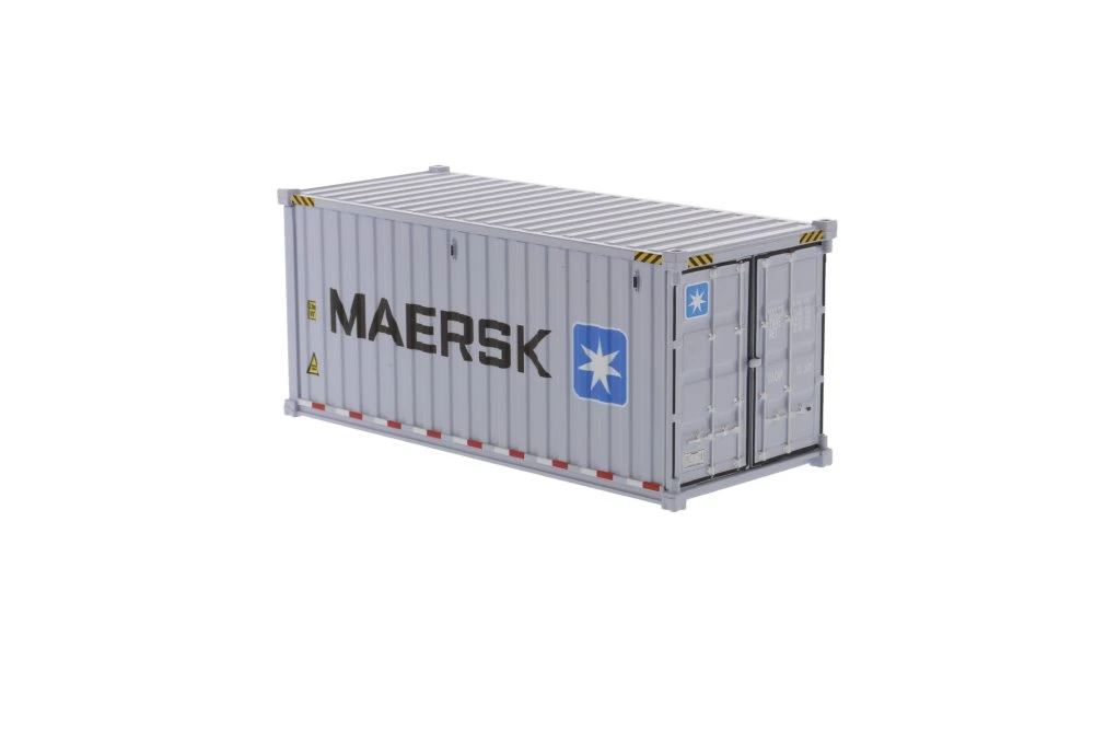 20' Dry Goods Sea Shipping Container "MAERSK", Gray - Diecast Masters ...
