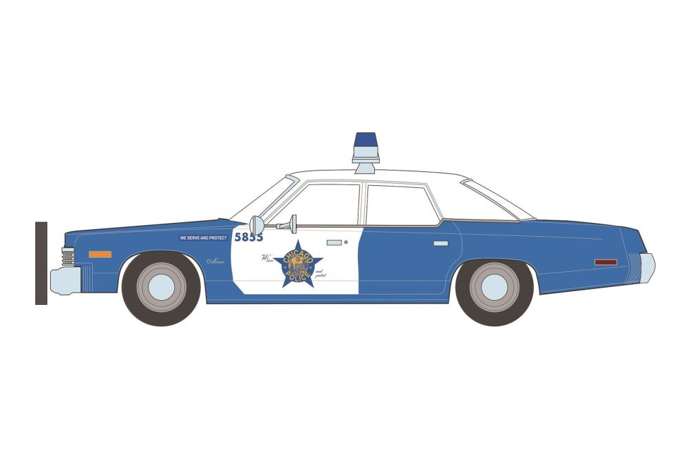Dodge Monaco Police Car Chicago C4407 Scalextric Blue Brothers Dodge