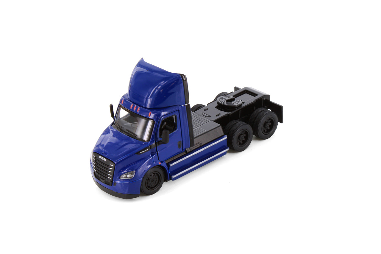 Freightliner eCascadia, Blue - Kinsmart 5466D - 1/60 Scale Diecast ...