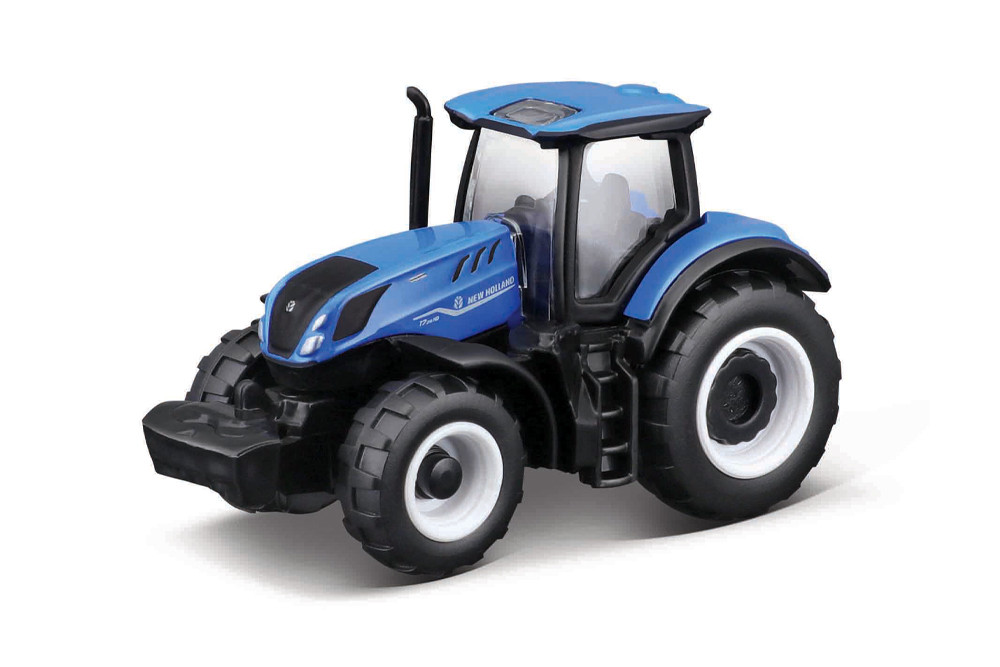 Mini Work Machines New Holland T7 Farm Tractor, Blue - Maisto 15530 - 3 ...