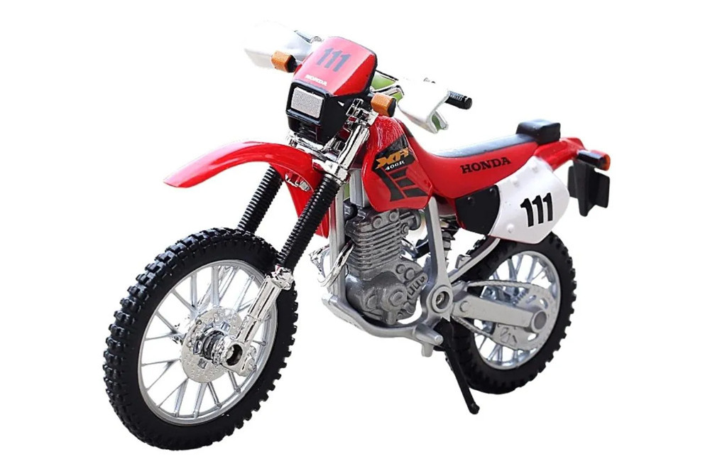 Honda XR 400R Dirt Bike, Red - Maisto 35300 - 1/18 Scale Diecast Model ...